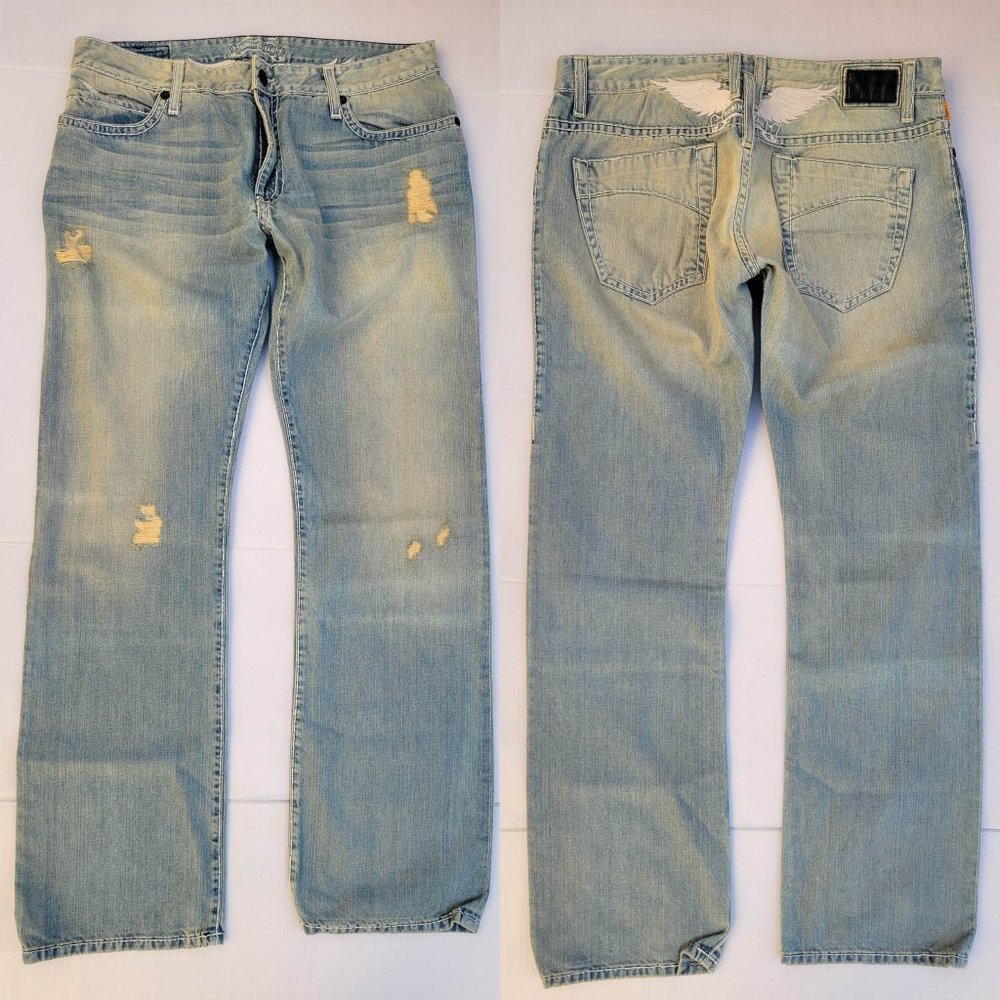 New Men's Robin's Jean Sz 40 Heavy Stitching Straight… - Gem